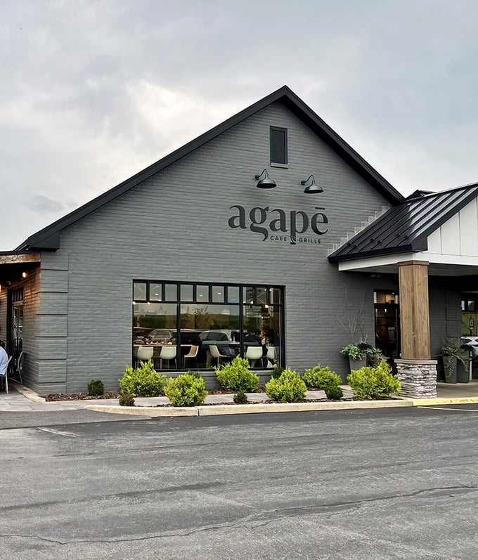 The unassuming exterior of Agapē belies the culinary treasures within. Like finding a diamond in Pennsylvania's Amish Country rough.