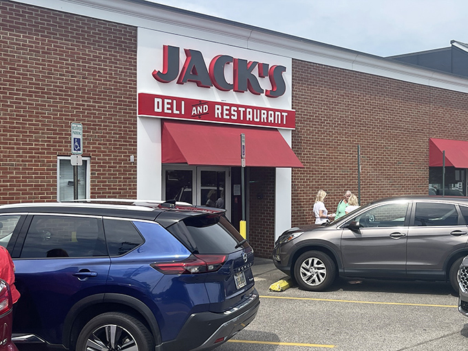 Jack's unassuming brick exterior with its bold red awnings is like finding a Rolex in a paper bag – modest on the outside, extraordinary within.