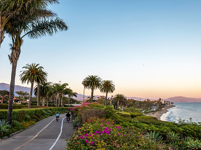 Where mountains embrace the sea in a perfect California hug. Santa Barbara's coastline isn't just pretty—it's the kind of view that makes you question all your life choices.