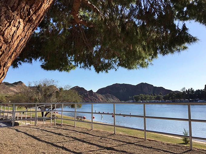 Where desert meets water in perfect harmony – Buckskin Mountain's dramatic landscapes create a photographer's paradise along the Colorado River.
