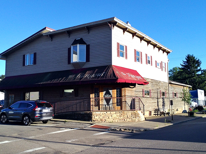 The unassuming exterior of The Hangout in Danville hides culinary treasures within. Like finding a diamond in your aunt's cookie jar—unexpected but delightful.