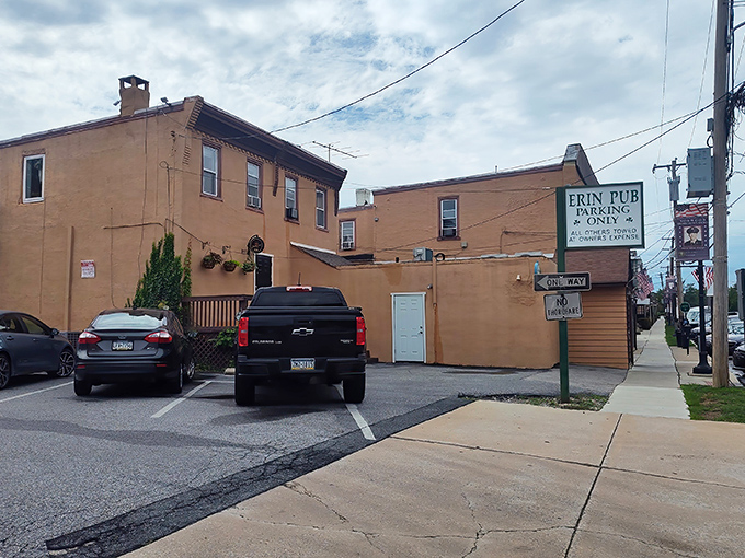 This corner pub doesn't need neon signs – the devoted regulars are all the advertising required.