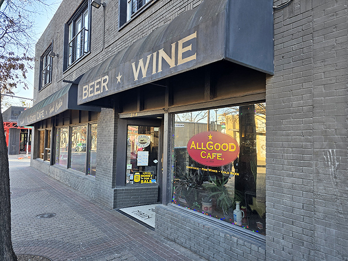 The unassuming brick exterior of AllGood Cafe in Deep Ellum hides a Texas-sized treasure trove of comfort food waiting to be discovered.