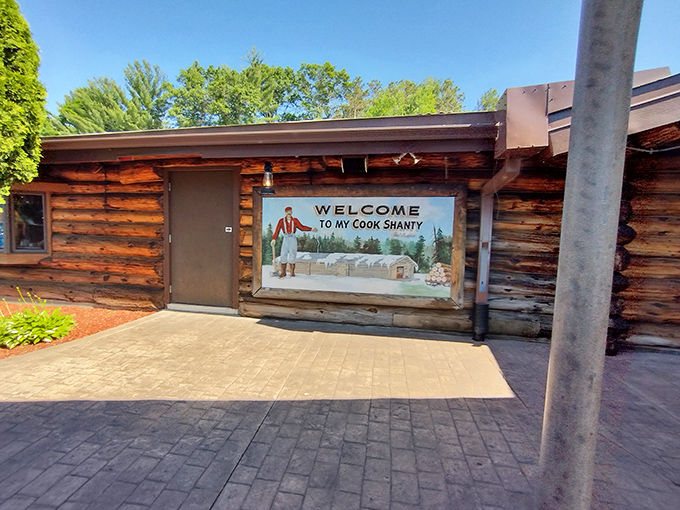 That sign isn't just advertising – it's a Wisconsin Dells landmark promising the kind of meal that requires a post-feast nap and zero regrets.