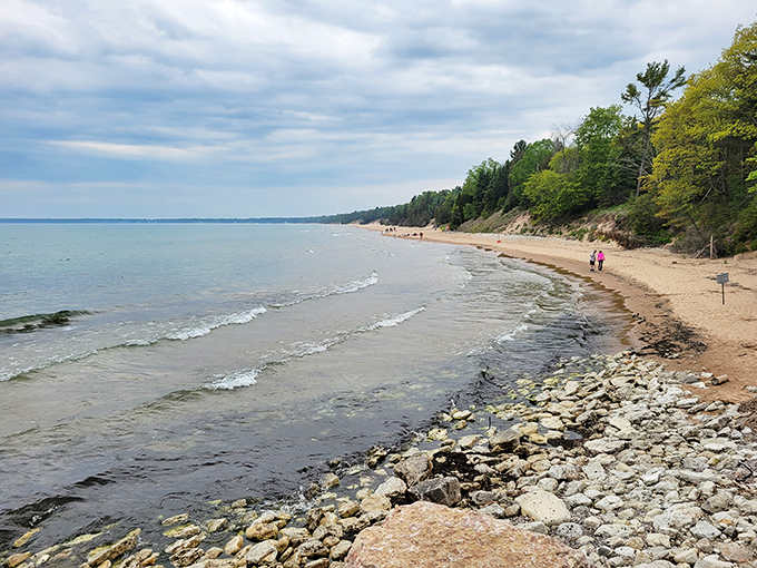 Where the clear waters of Lake Michigan meet Wisconsin's finest sandy shores—nature's version of a five-star resort without the room service charges.