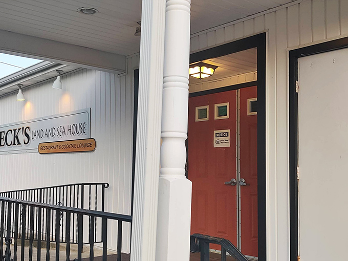 Don't let the modest exterior fool you – this unassuming building houses seafood treasures that would make coastal restaurants envious.