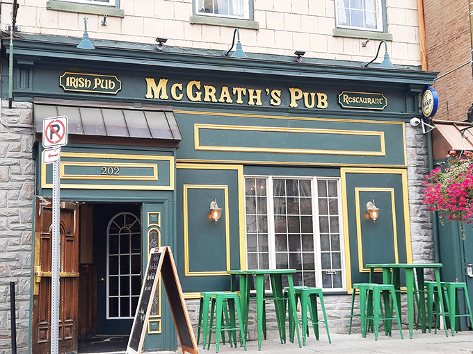 The emerald-hued façade of McGrath's Pub stands proudly on Locust Street, like a slice of Dublin transported to downtown Harrisburg.