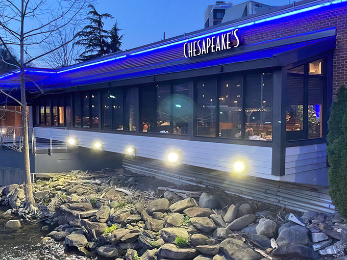 The unassuming exterior of Chesapeake's belies the seafood treasures within – like finding Atlantis behind a strip mall facade.