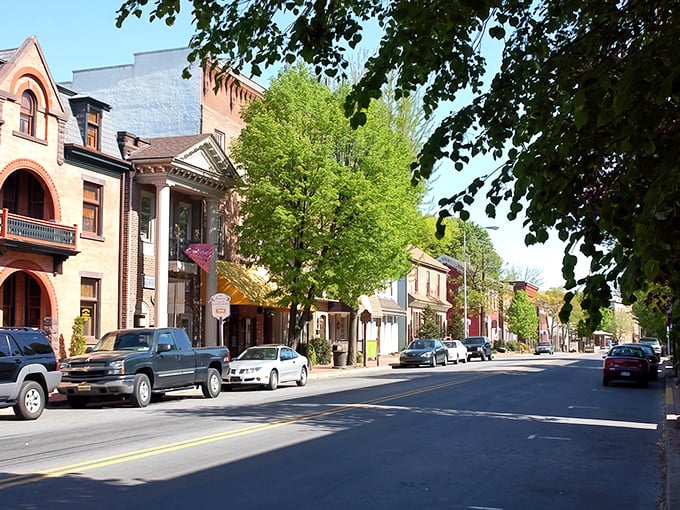Market Street's brick sidewalks and vibrant flower baskets create that perfect small-town ambiance where your wallet feels as comfortable as you do.