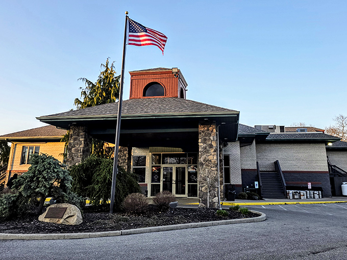 The unassuming exterior of Fired Stone Tavern proves once again that culinary treasures often hide in plain sight, waiting for hungry explorers.