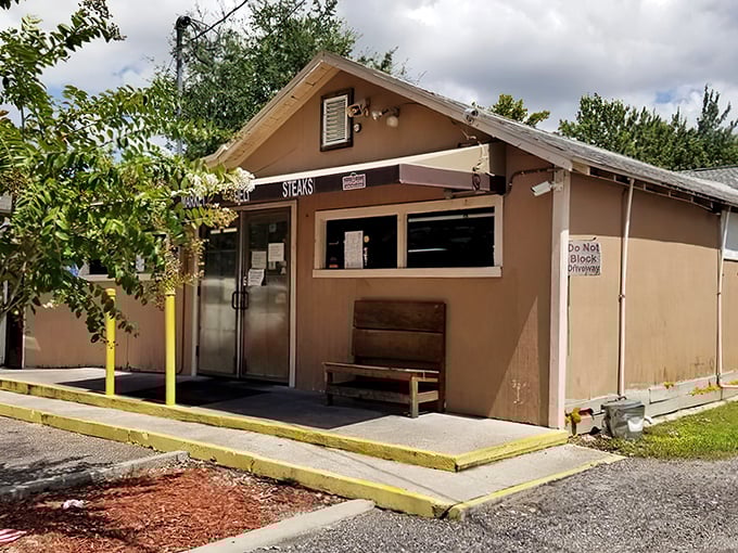 The unassuming exterior of Pinegrove Market and Deli proves once again that culinary greatness rarely needs flashy signage or valet parking.