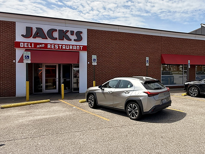 Jack's unassuming brick exterior with its bold red awnings is like finding a Rolex in a paper bag – modest on the outside, extraordinary within.