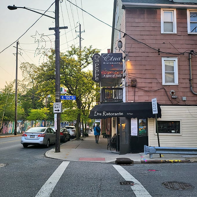 The unassuming corner spot where culinary magic happens. Like finding a secret doorway to Sicily right on East 120th Street.
