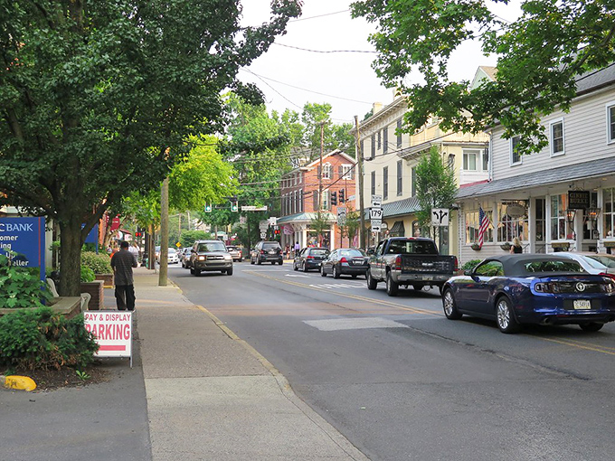 Main Street beckons like a friendly invitation, where Victorian charm meets modern-day wanderlust perfectly.