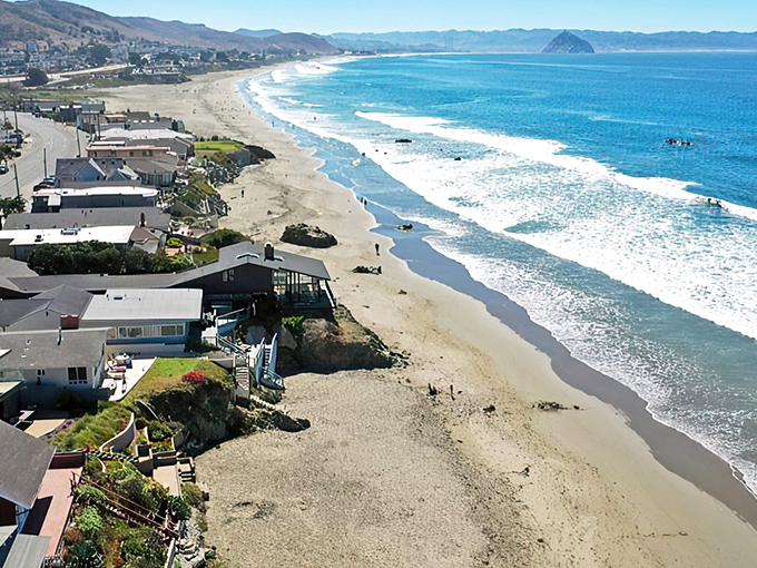 Miles of pristine shoreline where the mountains meet the sea – Cayucos offers that rare California coastal magic without the crowds or pretension.