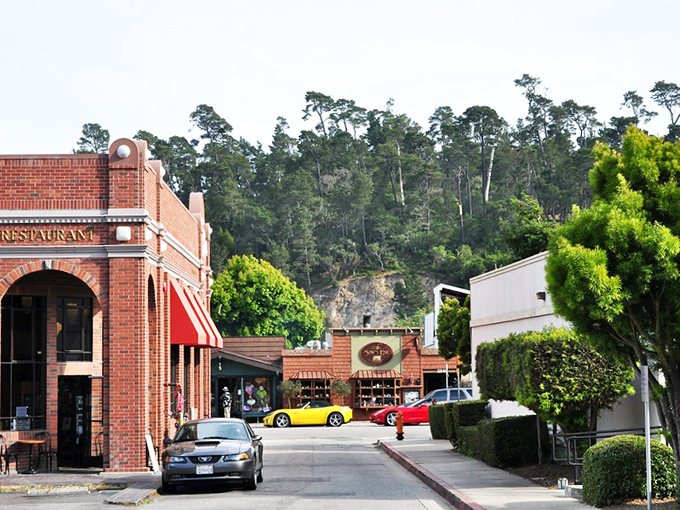 Main Street Cambria looks like a movie set where small-town charm isn't acting—it's just Tuesday afternoon in paradise.