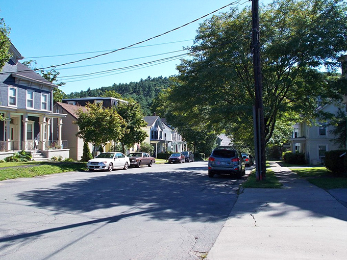 Broad Street beckons with its historic brick buildings and tree-lined sidewalks – small-town America that somehow avoided the chain store apocalypse.