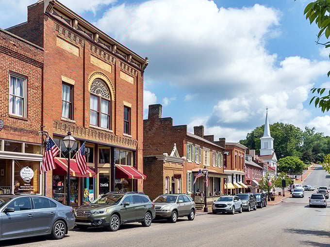 Downtown Jonesborough looks like a movie set where Norman Rockwell and Frank Capra would grab coffee together. That clock tower keeps time for generations of stories.