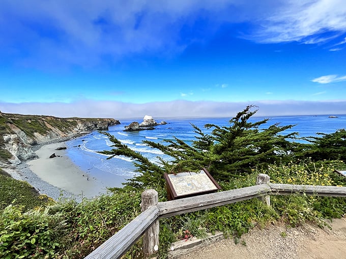 The path to paradise isn't paved—it's a winding dirt trail with million-dollar views that no admission price could match.