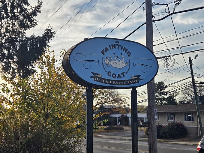 The outdoor beer garden at The Fainting Goat offers picnic table paradise—where summer evenings, string lights, and cold beers create Pennsylvania magic.