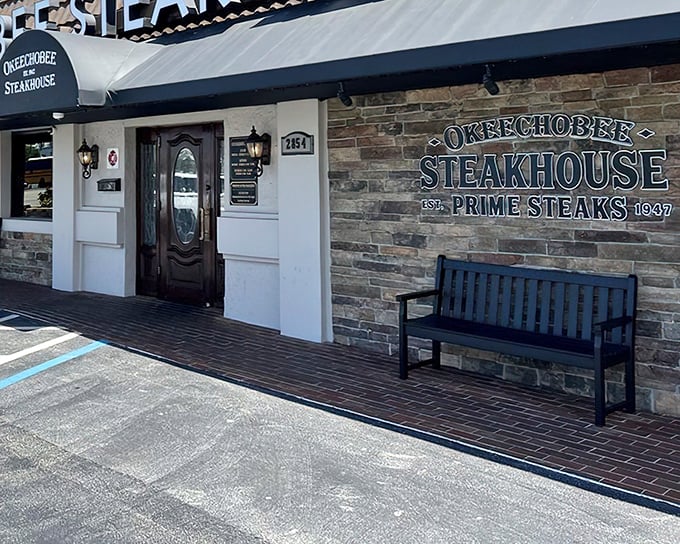 The unassuming exterior belies what awaits inside – a temple of beef that's been perfecting its craft since Harry Truman was president.