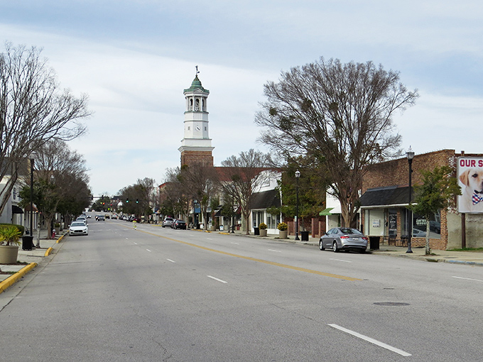 Broad Street's iconic clock tower stands sentinel over Camden's historic downtown, where Southern charm meets small-town affordability without sacrificing an ounce of character.