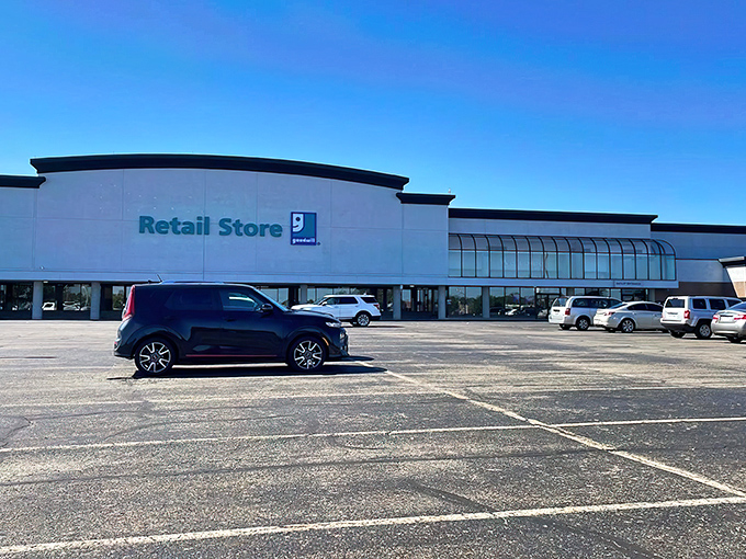 The unassuming exterior belies the treasure trove within. Like a Vegas casino, this place keeps its windows minimal so you'll lose track of time inside.