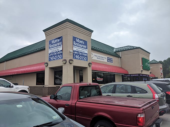 That packed parking lot isn't lying – when locals choose this over chain restaurants, you know something magical awaits inside.