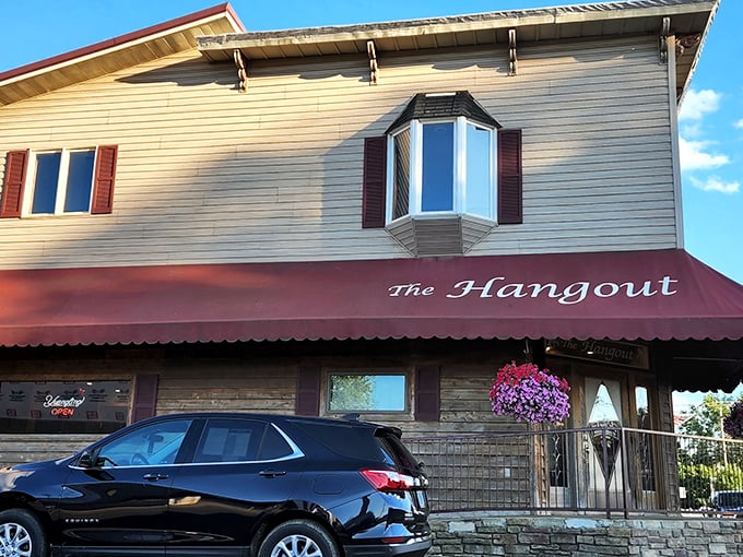 The unassuming exterior of The Hangout in Danville hides culinary treasures within. Like finding a diamond in your aunt's cookie jar—unexpected but delightful.