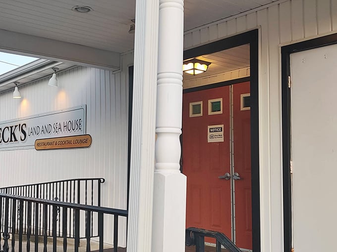 Don't let the modest exterior fool you – this unassuming building houses seafood treasures that would make coastal restaurants envious.