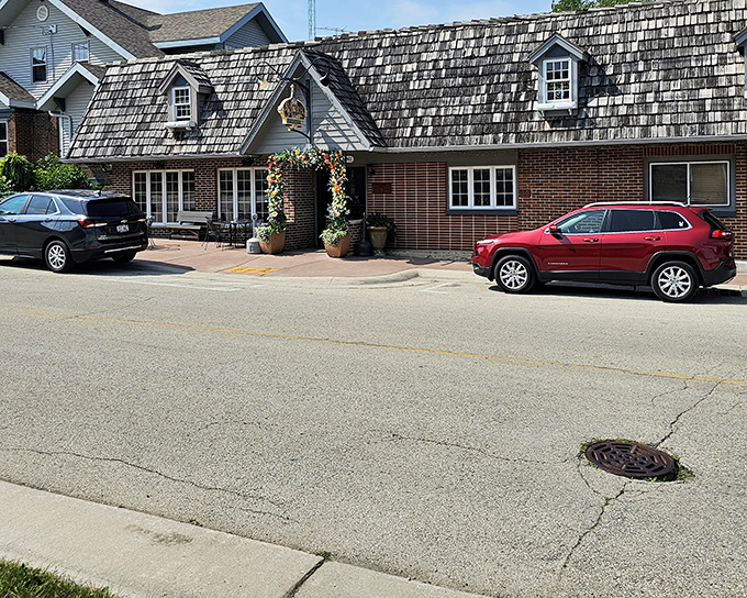 The charming cedar shake roof and brick facade of Schwarz's Supper Club welcomes you like an old friend who happens to make incredible steaks.