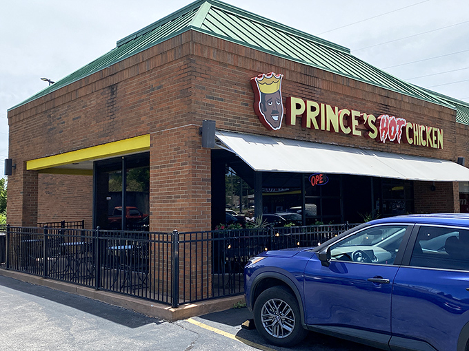 The green-roofed brick building on Nolensville Pike doesn't scream "culinary landmark," but Nashville natives know better. This unassuming exterior houses spicy treasures within.