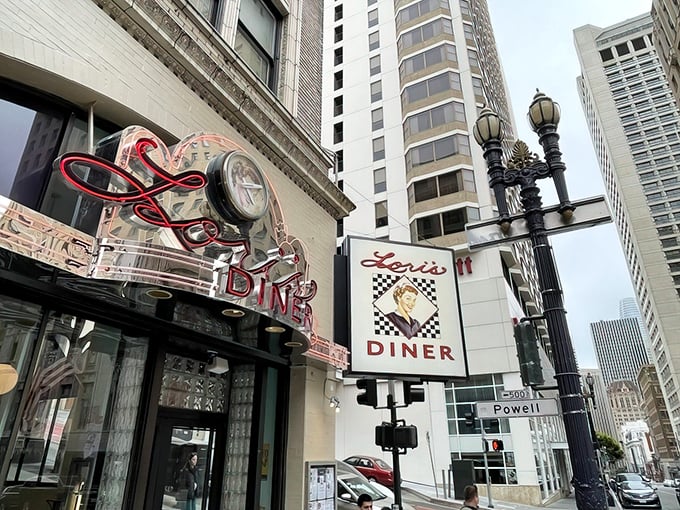 That neon glow isn't just advertising – it's a beacon calling every comfort food lover home.