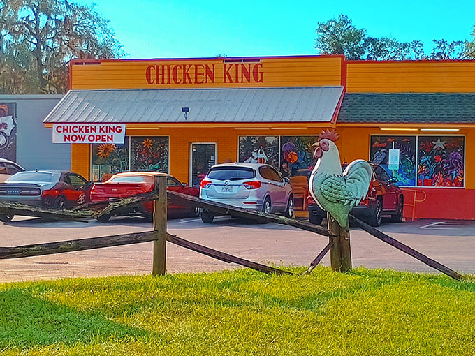 That bright orange exterior isn't just eye-catching – it's a beacon calling breakfast lovers home.