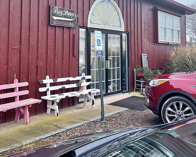 The roadside promise of "Slow Smoked Authentic BBQ" at Big Dan's isn't just signage—it's a solemn vow to your taste buds.