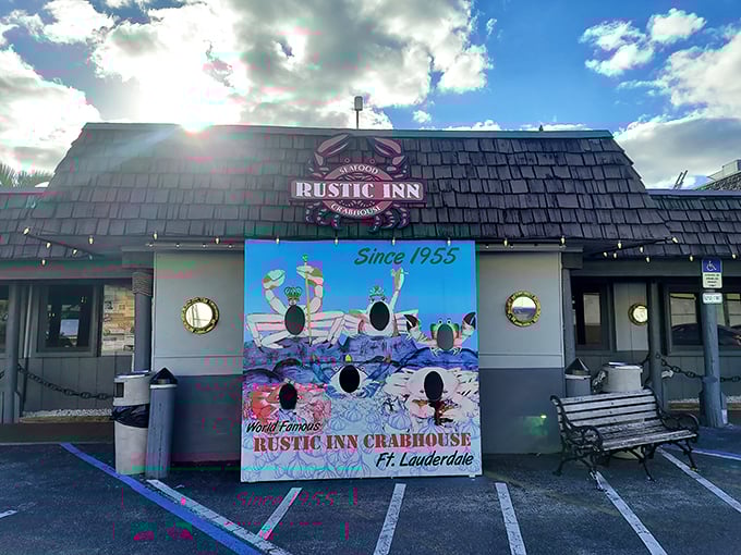 The unassuming exterior of Rustic Inn Crabhouse hides seafood treasures that would make Neptune himself swim upstream for a reservation.