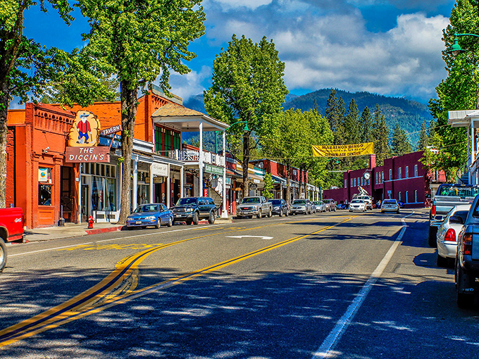 Main Street Weaverville looks like a movie set where Gold Rush history meets small-town charm, minus the CGI budget and plus actual affordability.