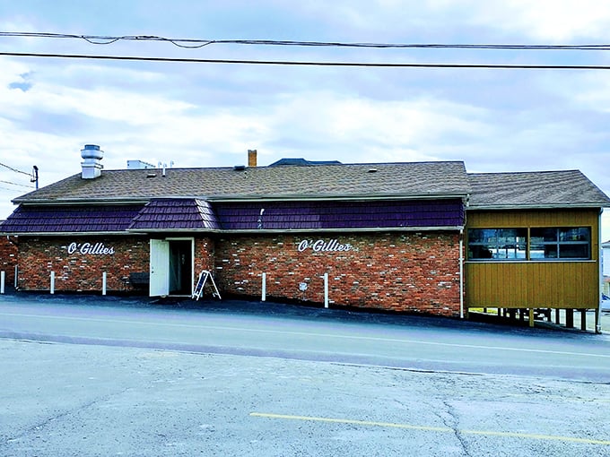Don't let the humble brick exterior fool you—behind that unassuming purple-shingled roof and white door lies a Pennsylvania culinary adventure worth every calorie.