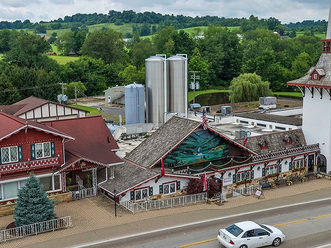 Where worlds collide! Amish transportation meets modern life on the roads of Holmes County, creating a living postcard of American cultural harmony. 