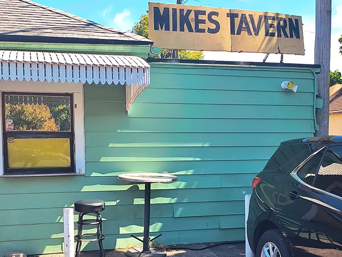 The mint-green exterior of Mike's Tavern doesn't scream "culinary destination," but that's exactly why locals treasure it. Hidden gems rarely advertise themselves.
