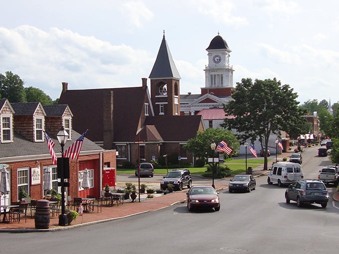 Downtown Jonesborough looks like a movie set where Norman Rockwell and Frank Capra would grab coffee together. That clock tower keeps time for generations of stories.