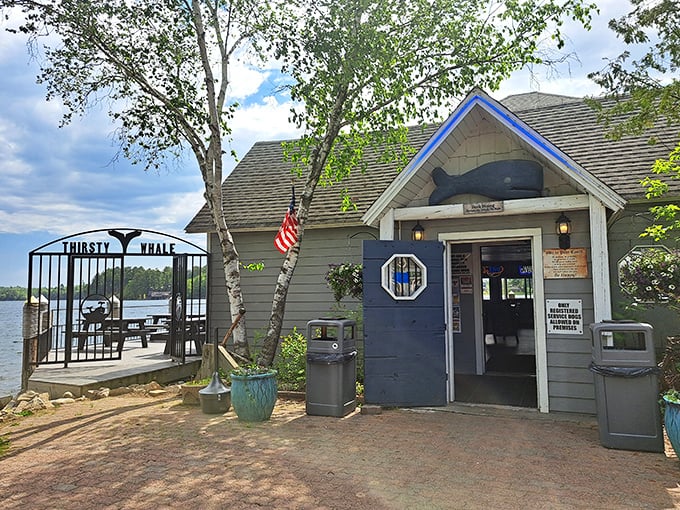 The Thirsty Whale's unassuming exterior hides culinary treasures that would make any food lover's heart skip a beat.