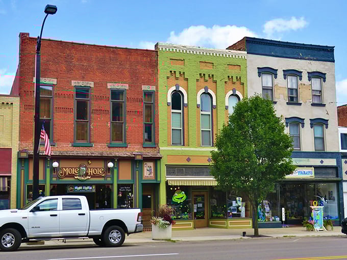 Marshall's historic downtown looks like a movie set, but it's the real deal – colorful Victorian storefronts housing local shops that have stood the test of time.