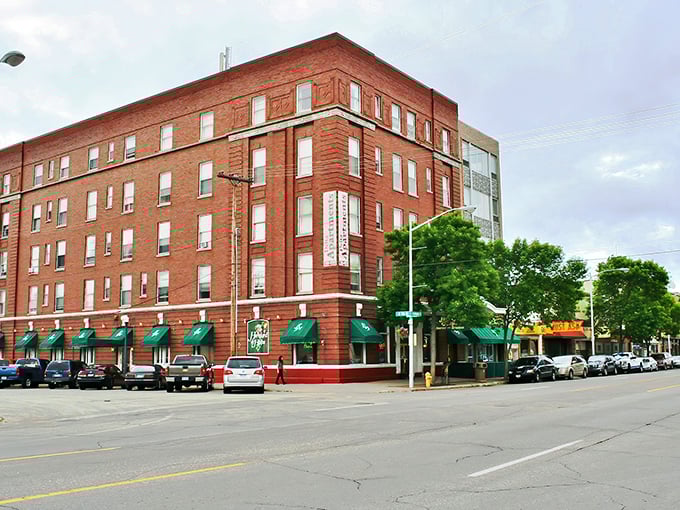 Historic storefronts line Escanaba's downtown, where time seems to slow down and the architecture tells stories of the town's prosperous past.