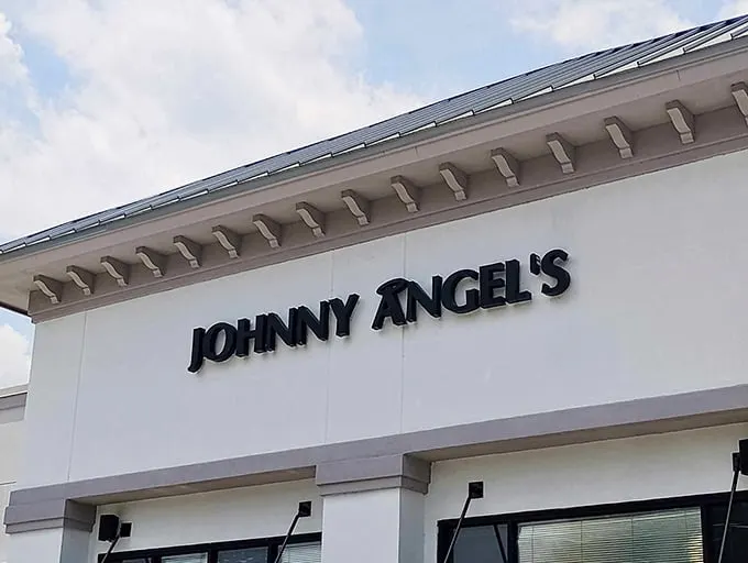 Johnny Angel's unassuming exterior hides culinary treasures within, like finding a Michelin star chef cooking in your neighbor's garage.