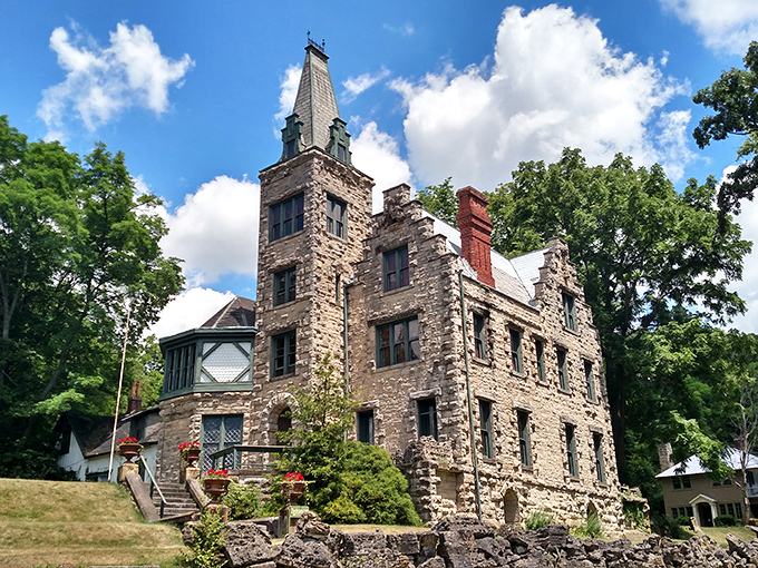 Stone by stone, history rises from the Ohio landscape. Mac-A-Cheek's imposing tower and limestone walls transport you to another era, no passport required.