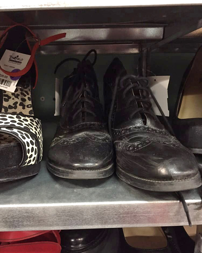 These well-loved oxfords have stories to tell—and at Buffalo Exchange prices, you can afford to listen.