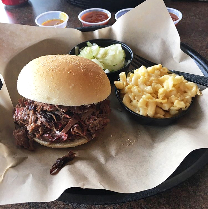 A sandwich that's more meat than bread, as nature intended. This isn't lunch—it's a commitment to excellence that happens to fit between two buns.