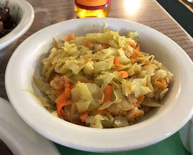 This isn't just cabbage—it's a vegetable transformed through slow cooking into something surprisingly craveable and complex.