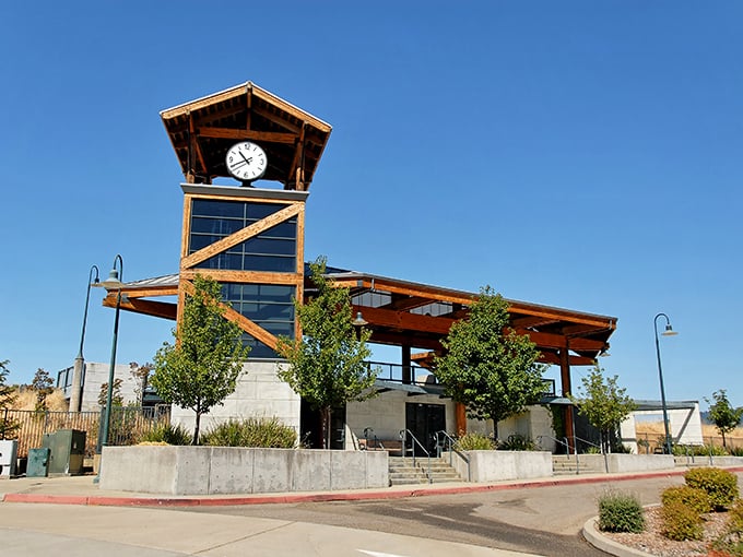 Cloverdale's modern depot stands as a testament to small-town reinvention. That clock tower isn't just telling time – it's marking a new era.